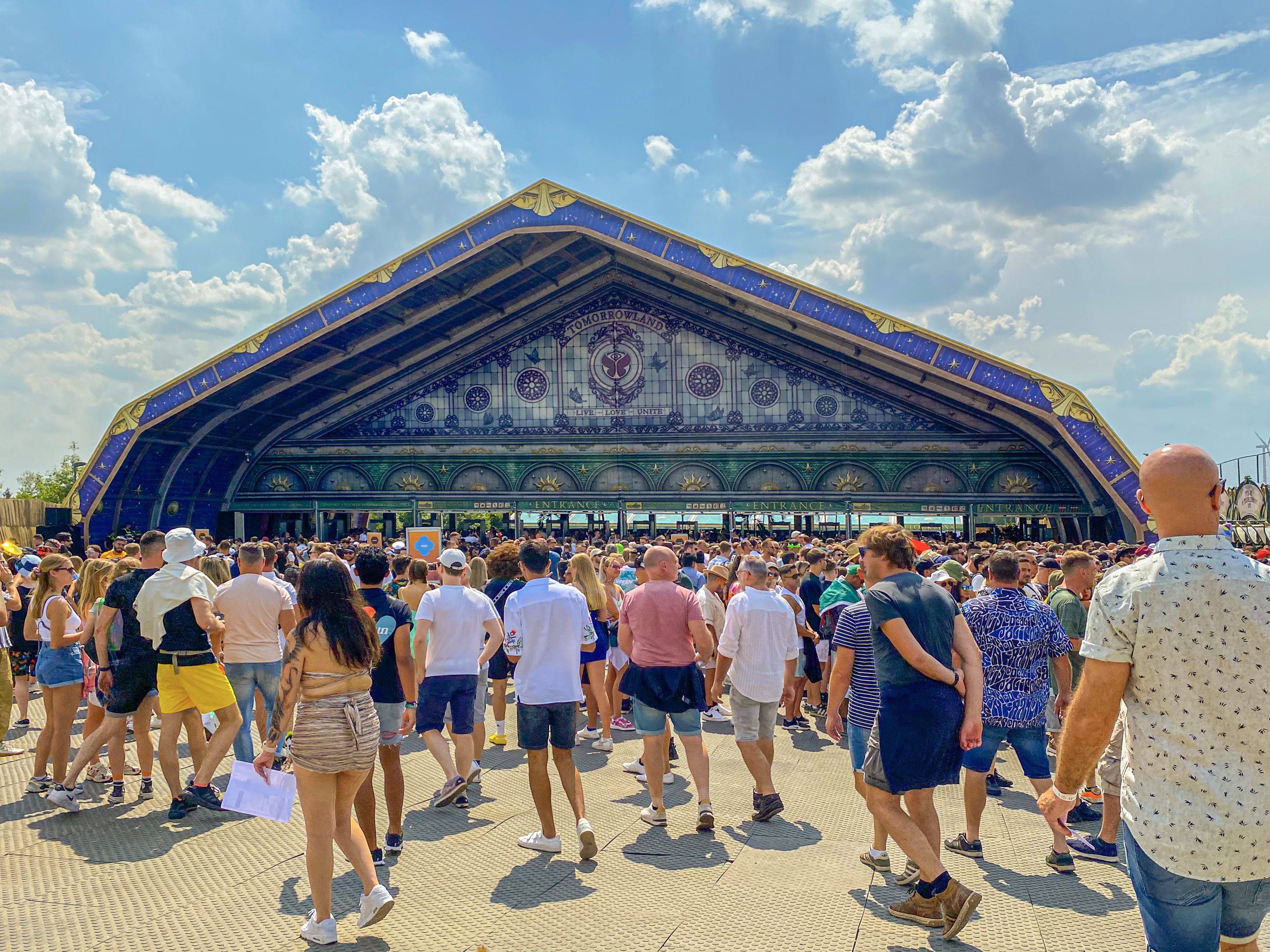 Tomorrowland festival tents